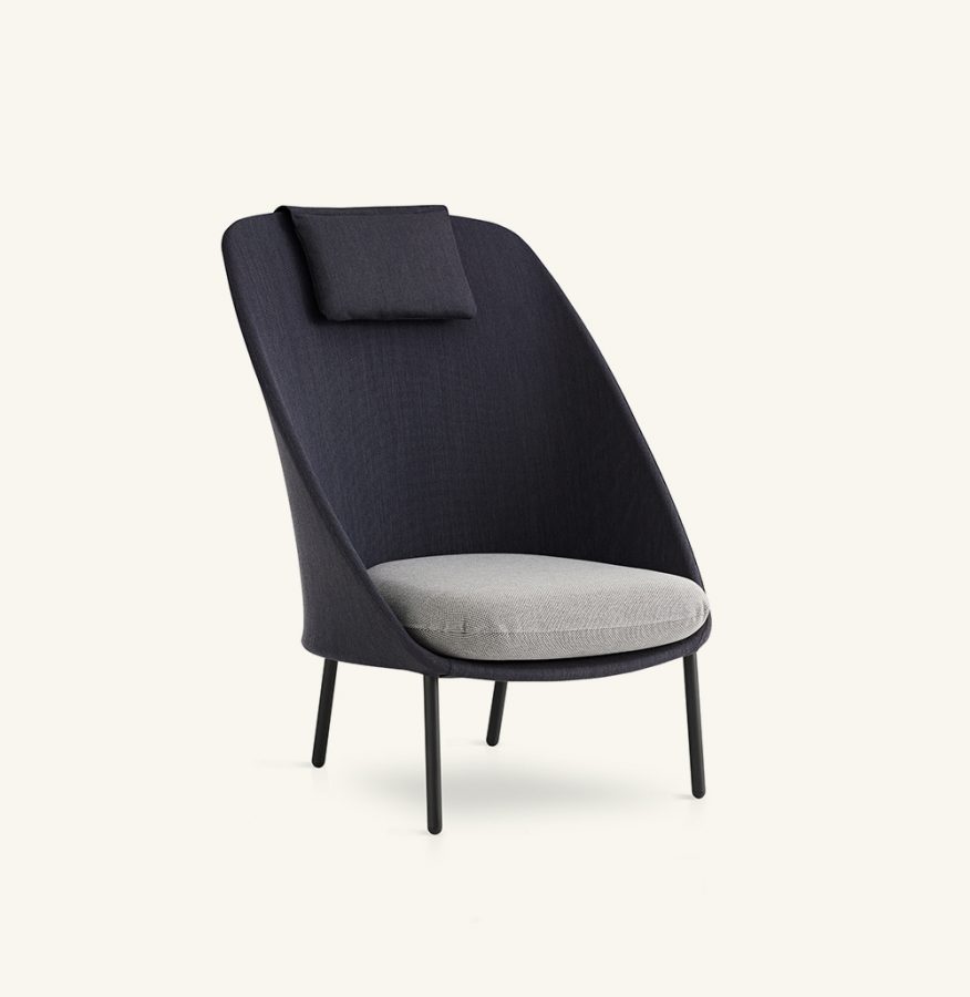 Stainless Steel and Aluminum Outdoor Armchairs — Expormim