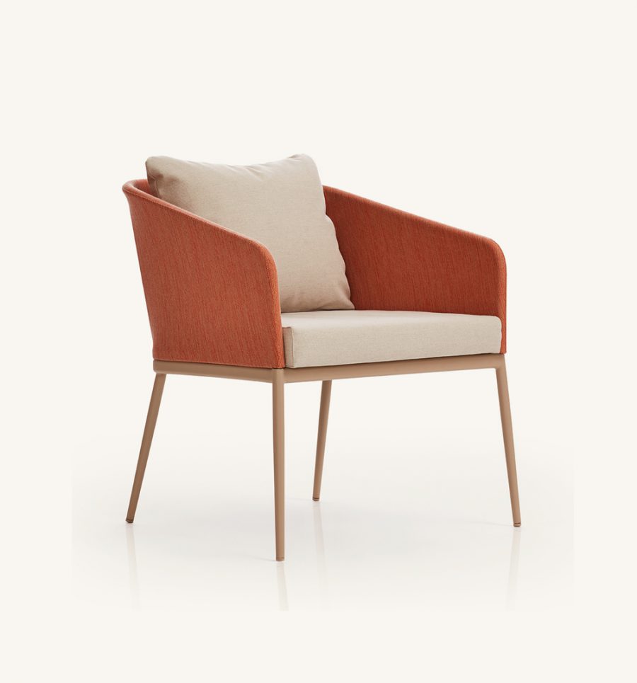 Stainless Steel and Aluminum Outdoor Armchairs — Expormim