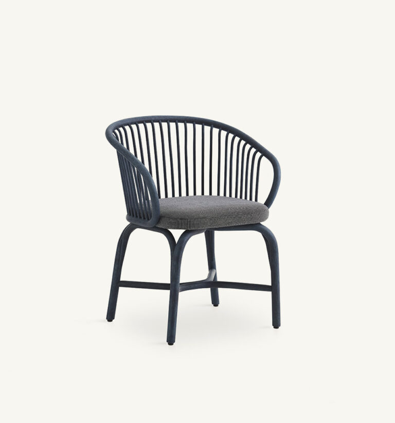 Huma dining armchair with solid wood legs | Indoor Furniture | Expormim
