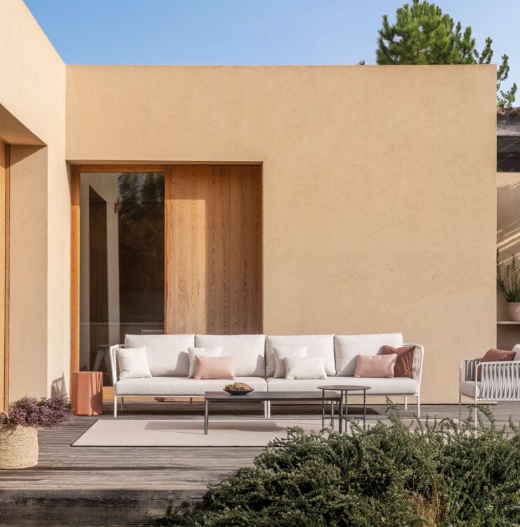 Nido hand-woven left side module — Expormim