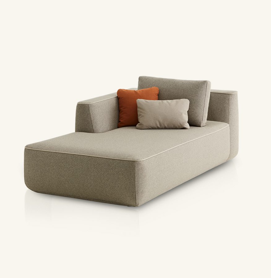 Plump left chaise longue module — Expormim