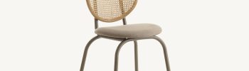 Loop dining chair with metal legs I Indoor Furniture I Expormim