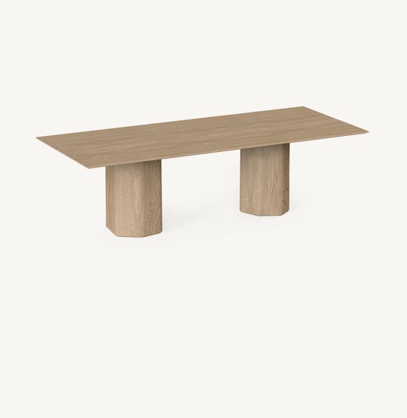 Talo indoor rectangular dining table I Indoor Furniture I Expormim